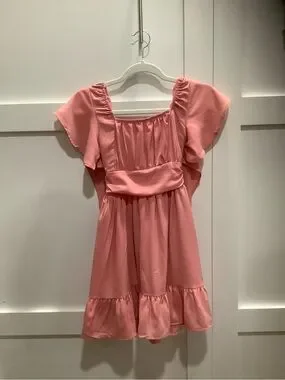 Target | Dresses | Target Pink Fluttersleeve Girls Formal Dress | Poshmark